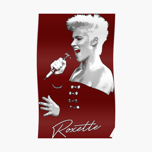 Poster: Roxette | Redbubble