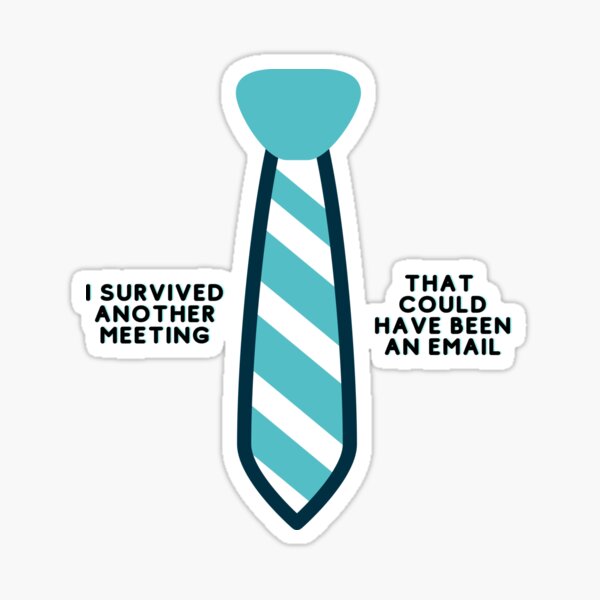 " Another Office Meeting?!!" Sticker for Sale by Simplex-Motifs | Redbubble