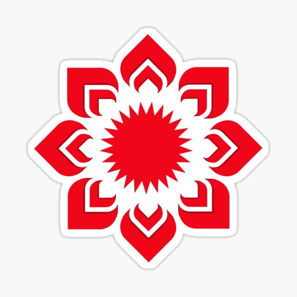"Redis floral pattern 3D" Sticker for Sale by sourav1993 | Redbubble