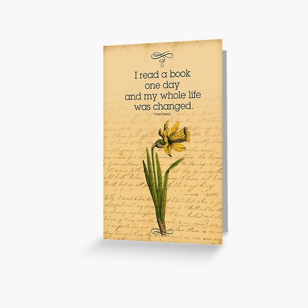 "Books Quotes & Flowers Vintage Retro Quotes" Greeting Card for Sale by ...