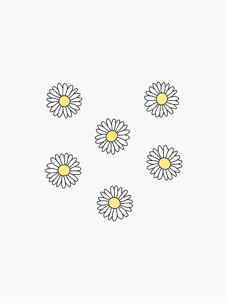"Daisy Pack" Sticker for Sale by mayafoleyy | Redbubble