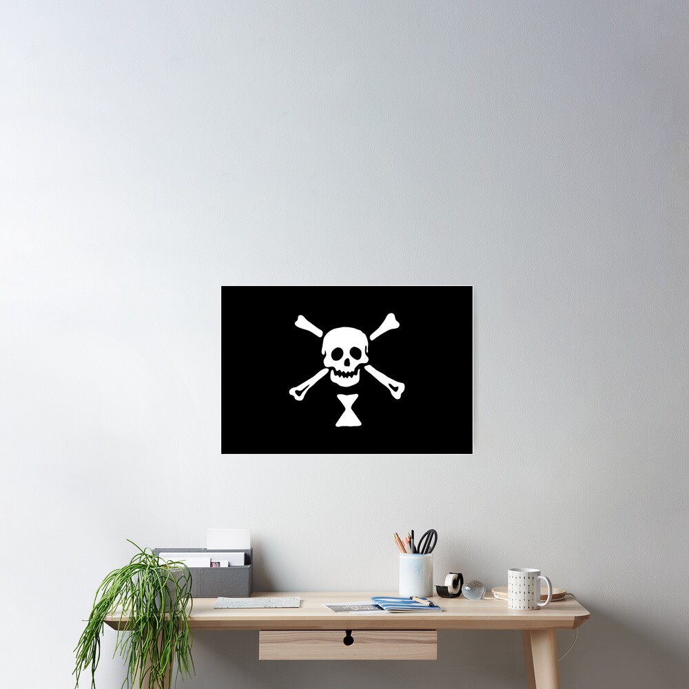 "Emmanuel Wynne Pirate Flag" Poster by Freihalt | Redbubble