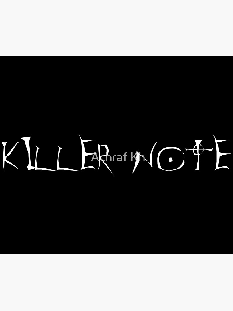 "killer note" Poster by k-achraf | Redbubble