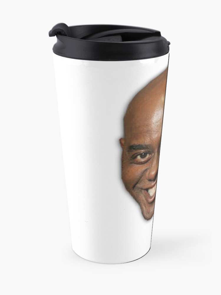 "Large Ainsley Harriott Face Print" Travel Coffee Mug for Sale by ...