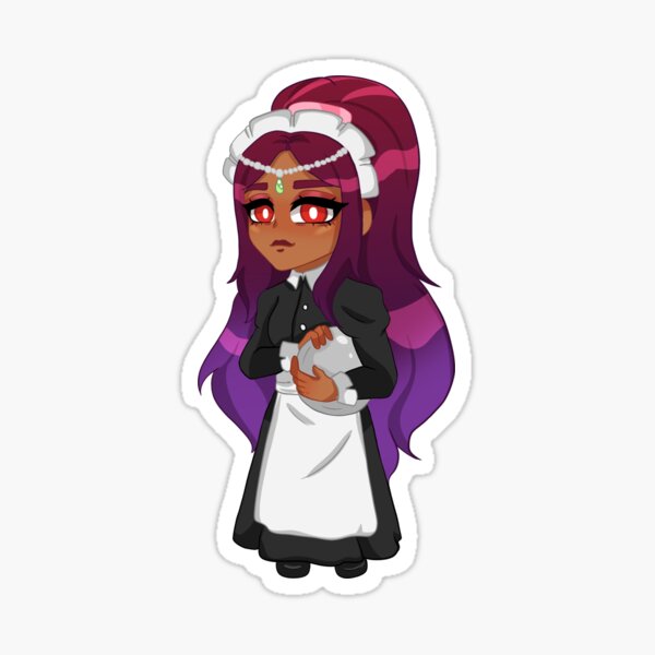 "Arcana Maid Cafe Nadia" Sticker for Sale by lolikalice | Redbubble