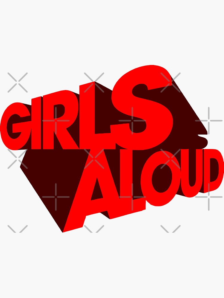 "Girls Aloud WWTNS Red Logo" Sticker for Sale by FizzBang | Redbubble