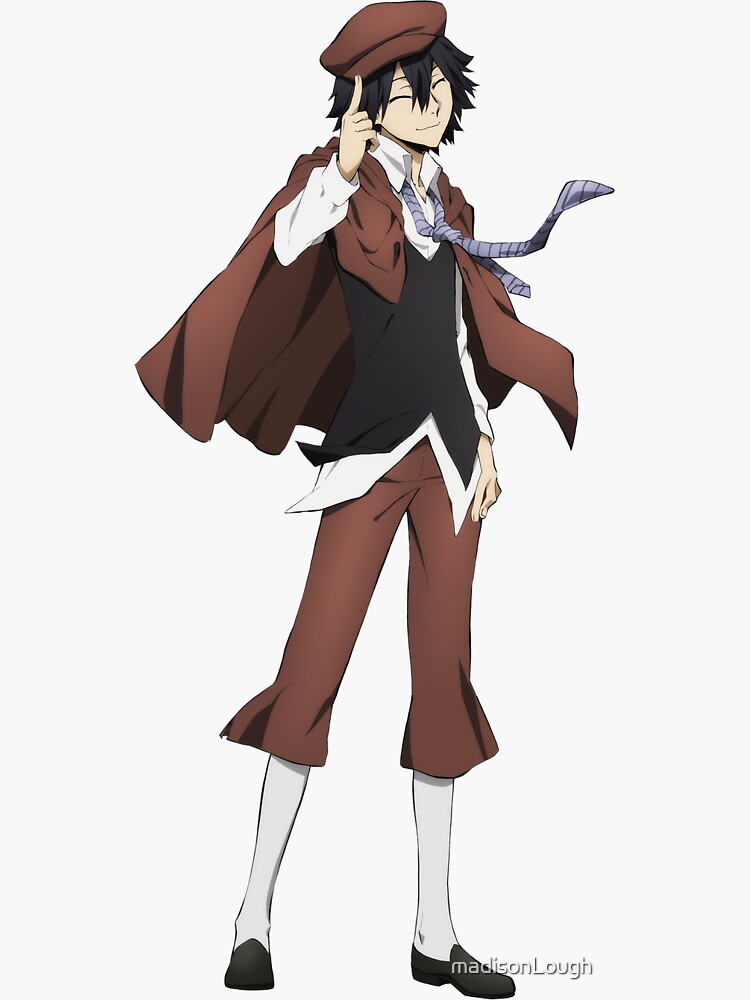 "Ranpo (Bungoustraydogs)" Sticker for Sale by madisonLough | Redbubble