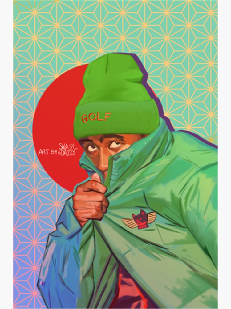 "GOLF- Tyler.The Creator Tyler.The Creator -" Sticker for Sale by ...