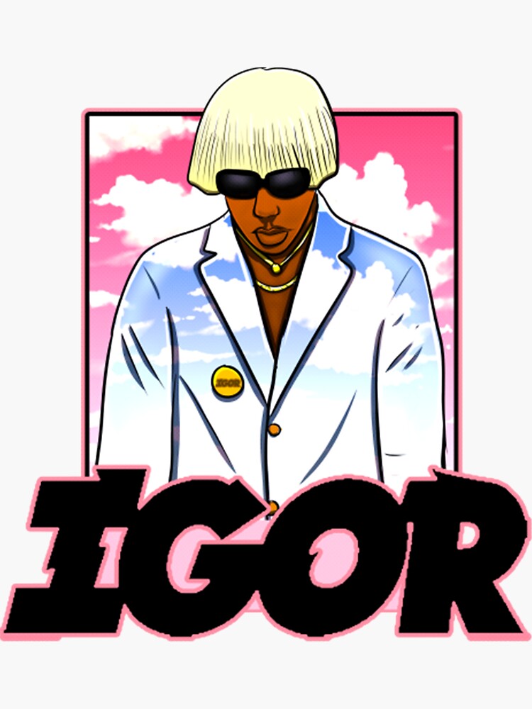 "Igor 2 Tyler.The Creator -" Sticker for Sale by aarongqebrownhx ...