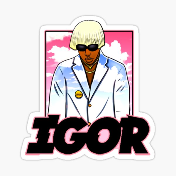 "Igor 2 Tyler.The Creator -" Sticker for Sale by aarongqebrownhx ...
