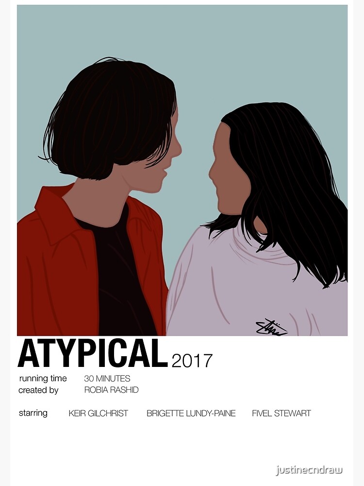 "Atypical poster " Poster for Sale by justinecndraw | Redbubble