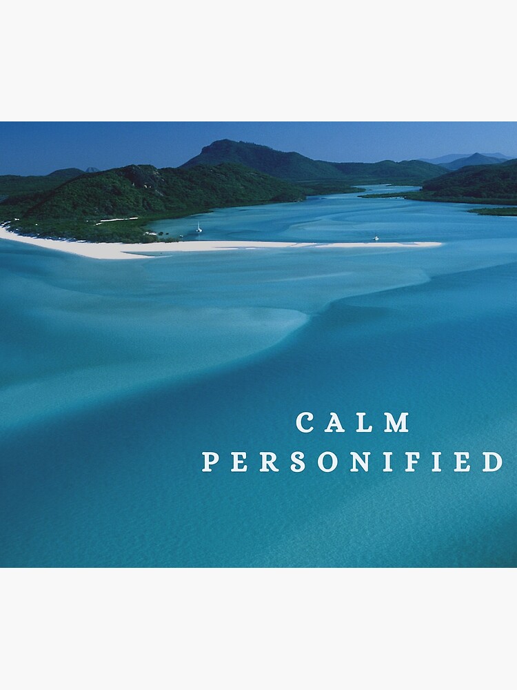 "Calm Personified" Poster by leadsbubble | Redbubble