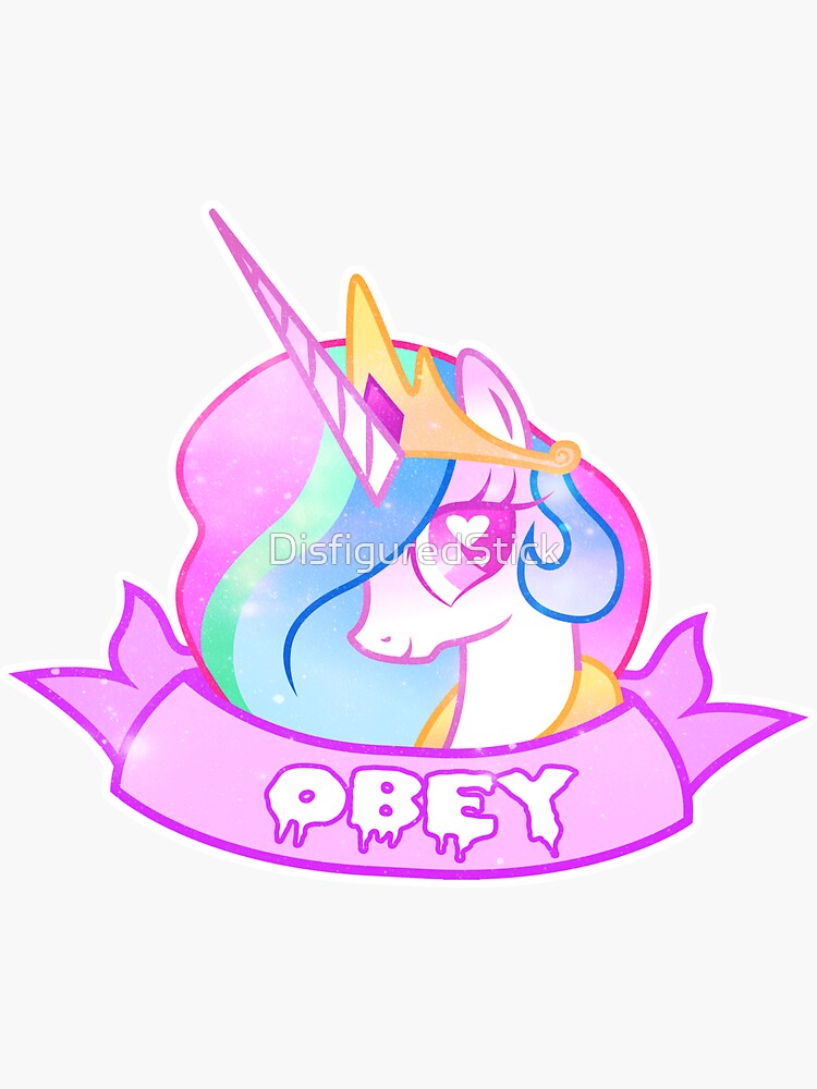 "GRUNGE Celestia" Sticker for Sale by DisfiguredStick | Redbubble