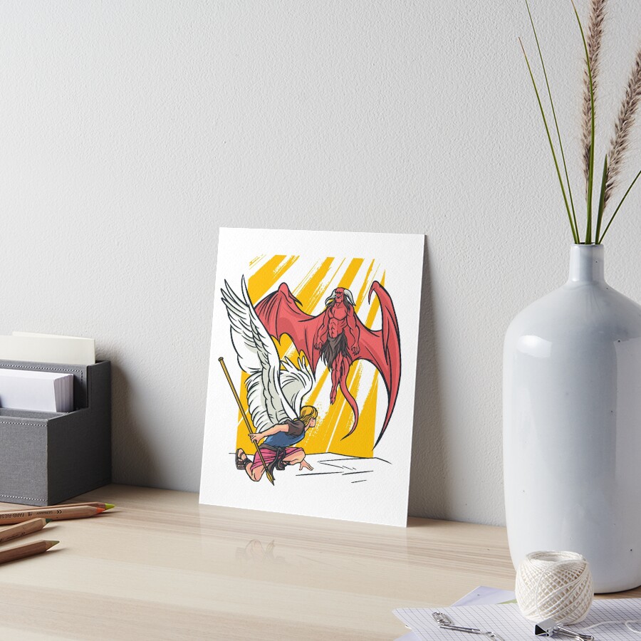 "Angel vs. Demon" Art Board Print for Sale by Trust69 | Redbubble