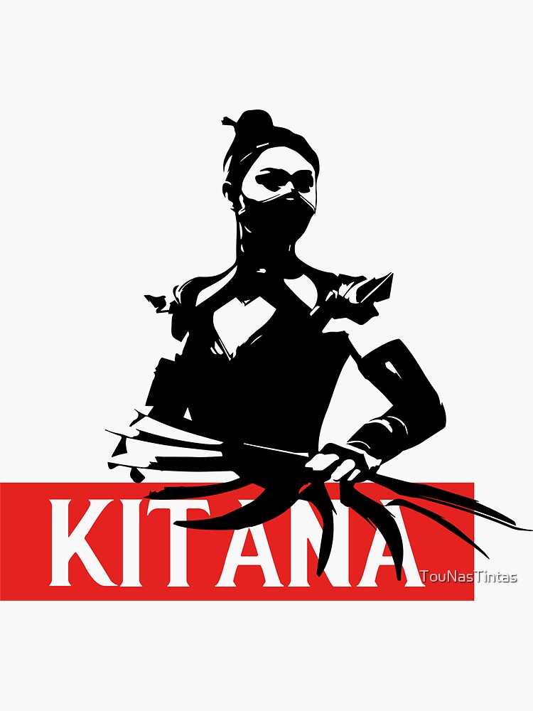 "Kitana" Sticker for Sale by TouNasTintas | Redbubble