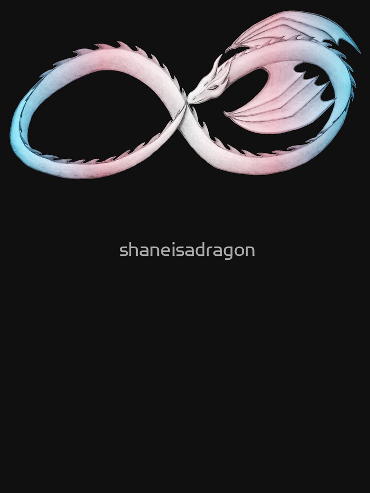 Infinite Trans Pride Dragon T Shirt For Sale By Shaneisadragon
