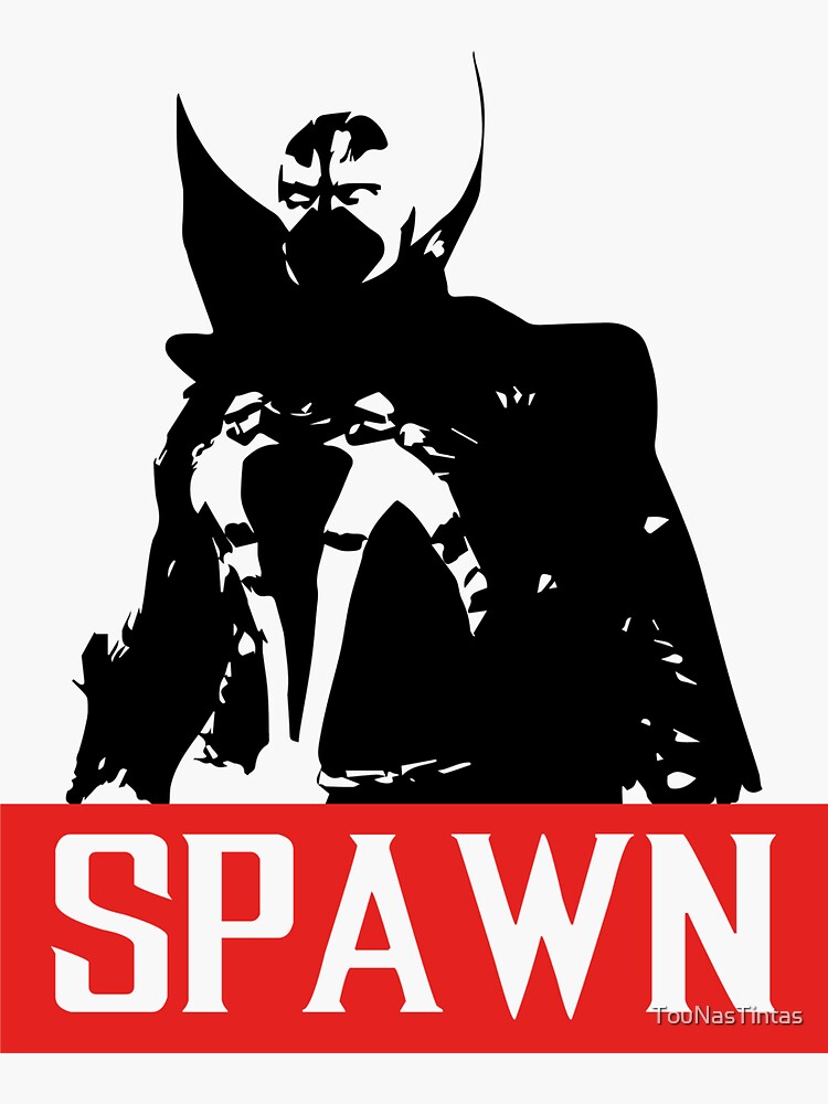 "Spawn" Sticker by TouNasTintas | Redbubble