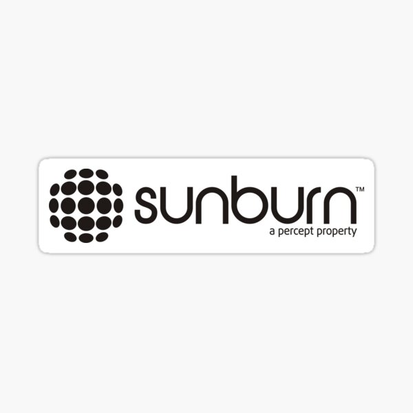 "SUNBURN GOA - LOGO" Sticker for Sale by elvis783 | Redbubble