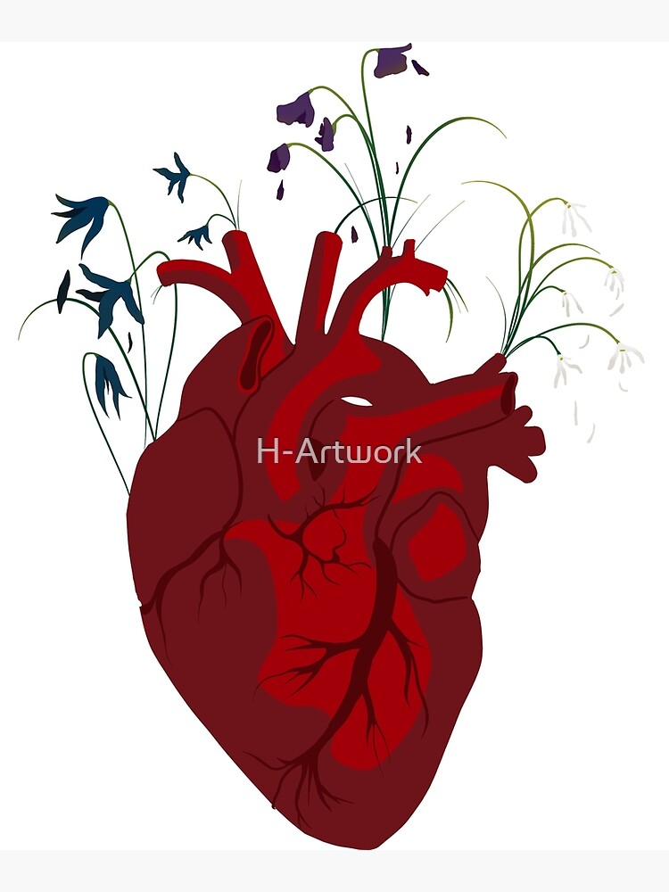 "Wilting Heart" Poster by H-Artwork | Redbubble