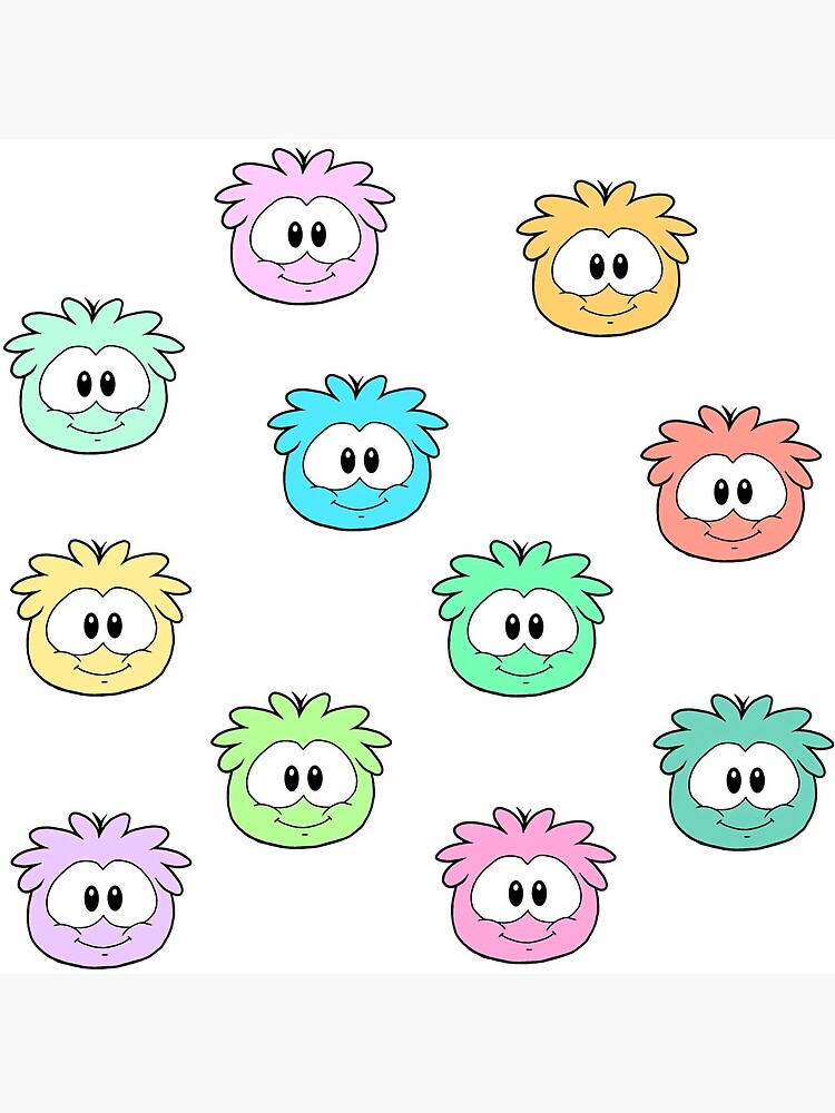 "Puffle Pack" Poster by meghan- | Redbubble
