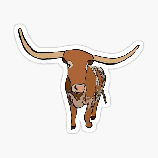 Texas Holographic Sticker Taco Sticker Texas Print Texas Art Longhorns ...