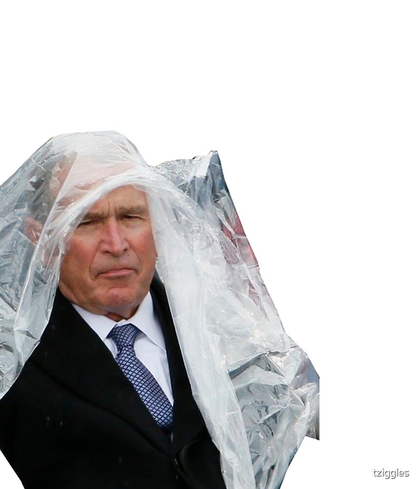 "George W Bush - Poncho Meme - Mad" by tziggles | Redbubble