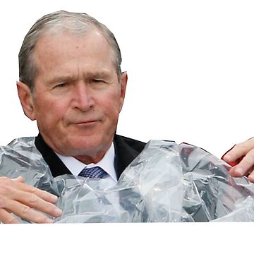 "George W Bush - Rain Poncho Meme " Art Board Print for Sale by ...