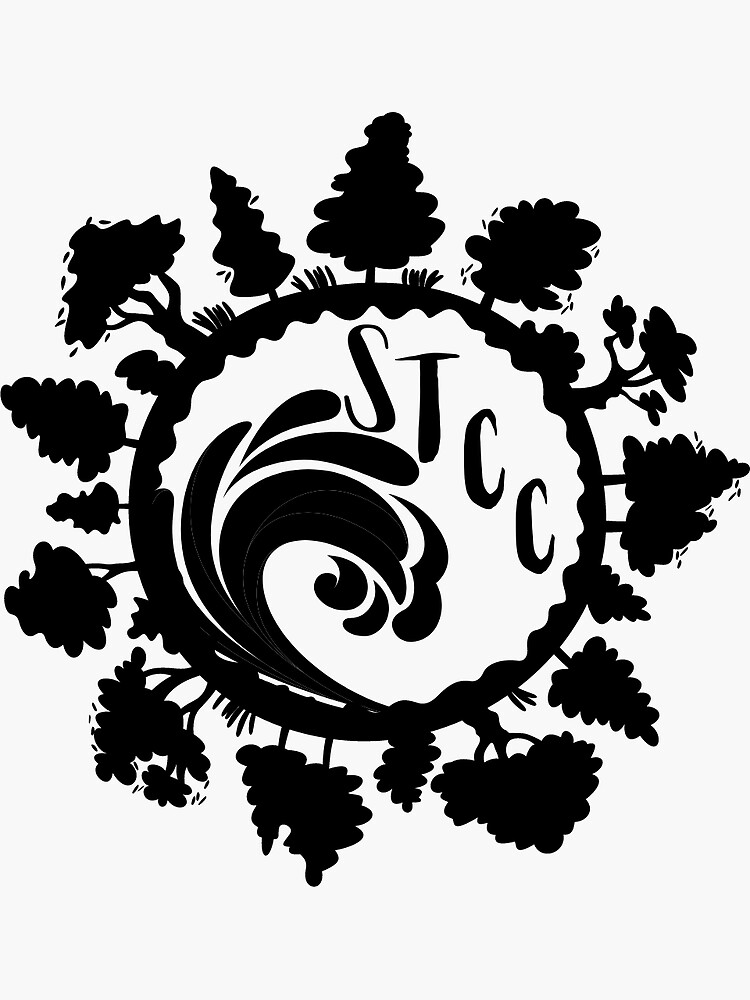 "STCC LOGO" Sticker for Sale by SurfNTurfCC | Redbubble