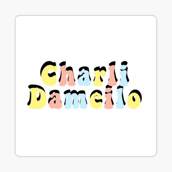 "Charli Logo!" Sticker for Sale by DrippysStickers | Redbubble