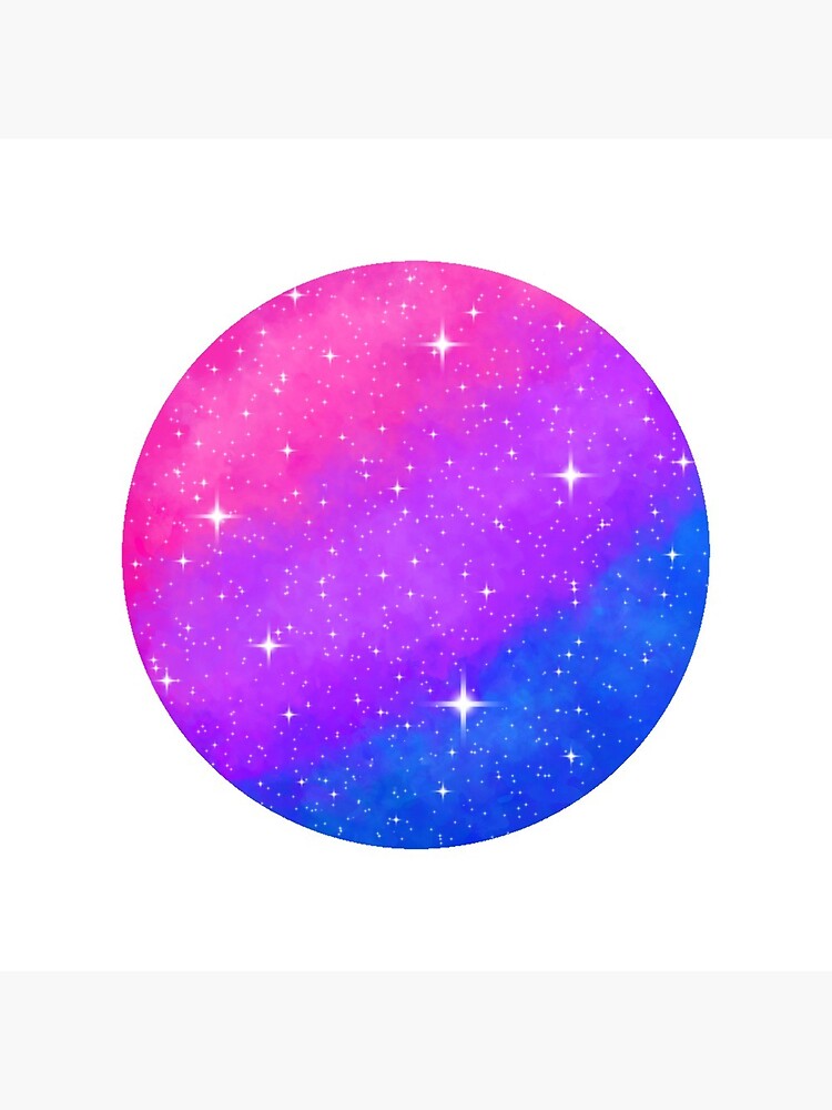 "Bisexual Pride Flag Galaxy Pin" Pin for Sale by JasmineLove59 | Redbubble