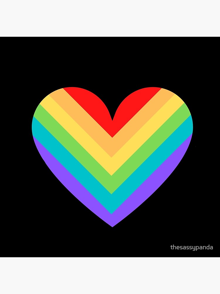"Chevron Pride Flag Hearts - Gay" Poster by thesassypanda | Redbubble