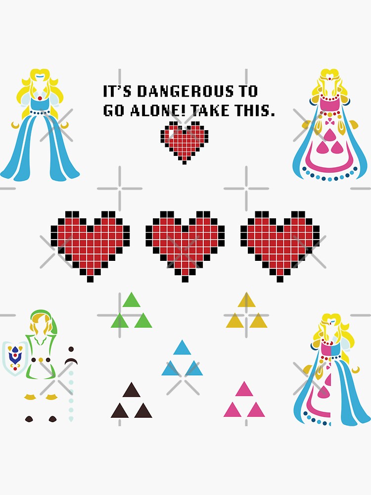 "Legendary 8-Bit Mini Stickers" Sticker for Sale by arturekdesign ...