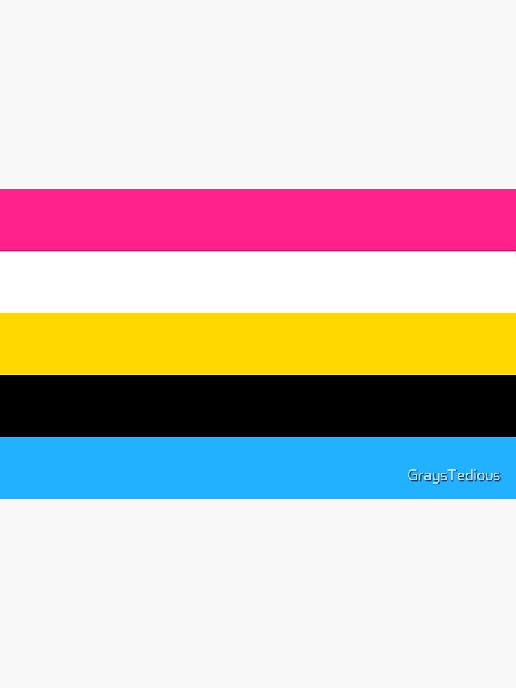"Genderfluid Pansexual Flag" Poster by GraysTedious | Redbubble