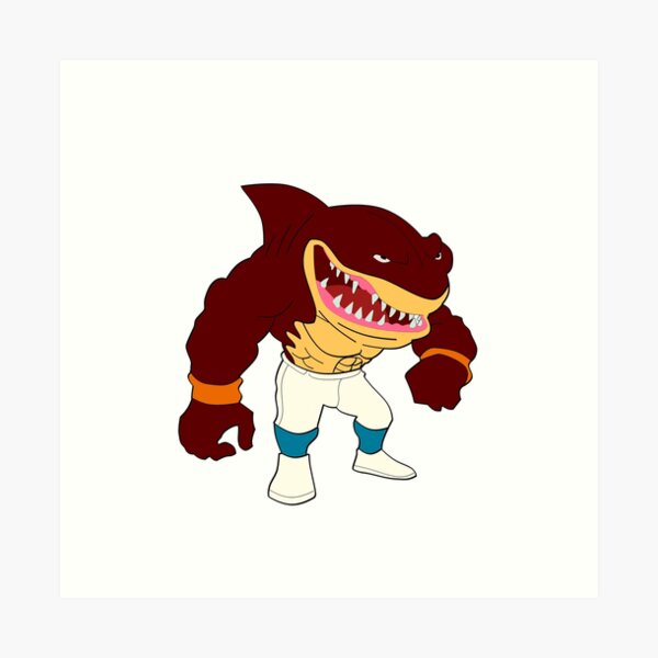"Shark Animated Series "Street Sharks"" Art Print by Viajamoslowcost ...