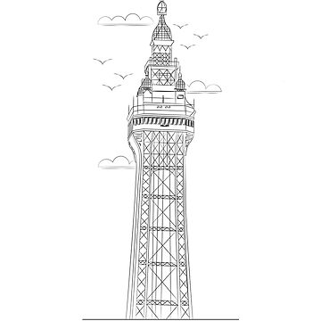 "Blackpool tower " Journal for Sale by sarahlowedesign | Redbubble