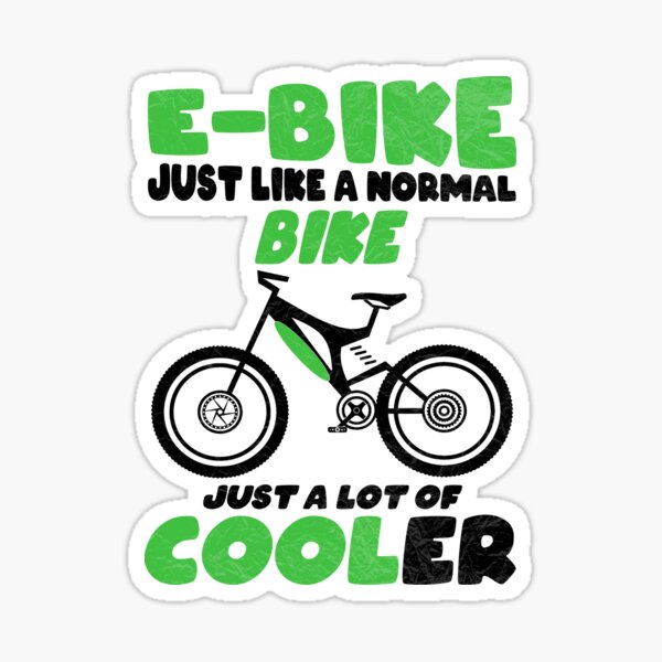 Sticker: E Bike | Redbubble