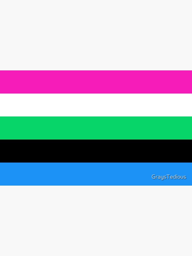 Genderfluid Polysexual Flag Sticker For Sale By Graystedious Redbubble