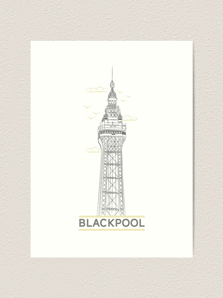 "Blackpool tower " Art Print by sarahlowedesign | Redbubble