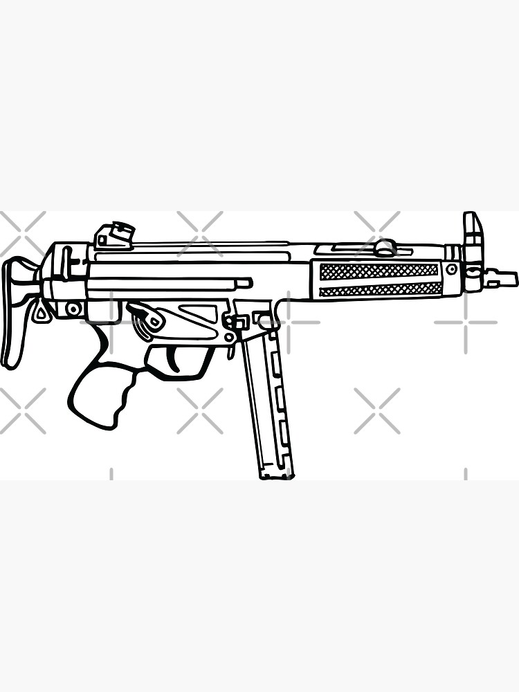 "MP5" Art Print for Sale by GoldOrion | Redbubble