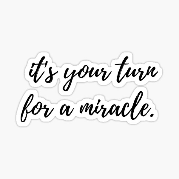 "it's your turn" Sticker by renukai | Redbubble