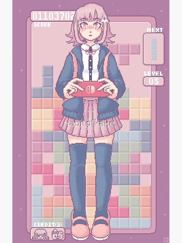 "Ultimate Gamer: Chiaki Nanami" Poster for Sale by abitofkake | Redbubble