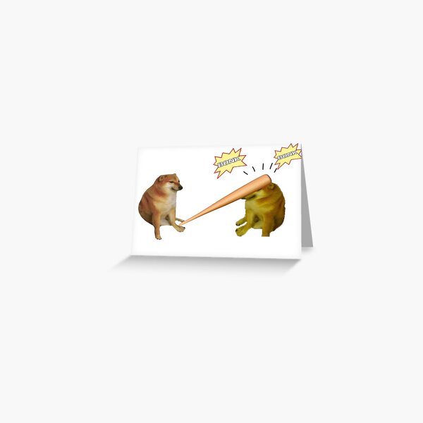 "Cheems Bonk Funny Meme Mask Stickers T-sihrts For Doge Lovers ...