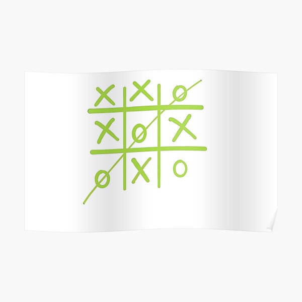 "Tic Tac Toe" Poster for Sale by susmitabasu | Redbubble