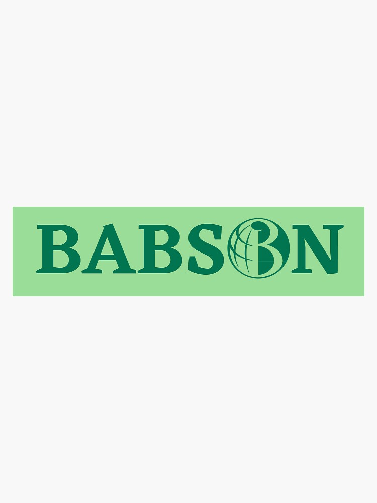 "Babson College " Sticker by XoxoJoyce | Redbubble