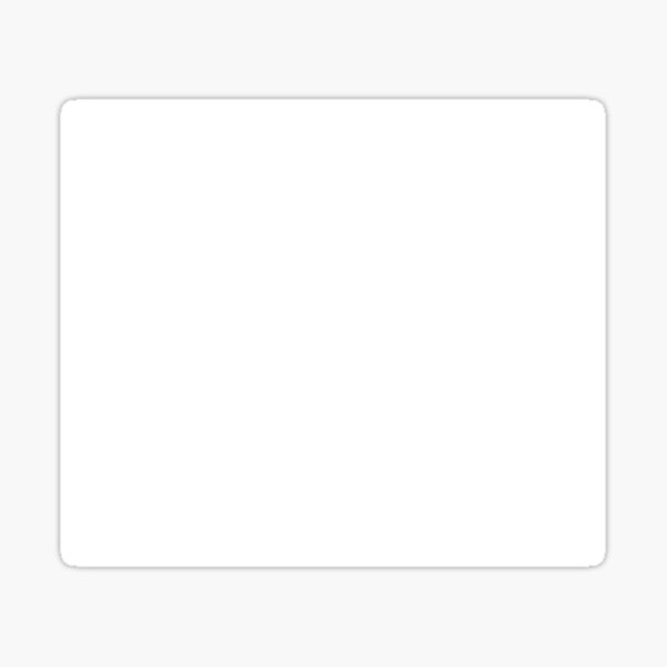 "Plain White" Sticker for Sale by DevineDesignz | Redbubble