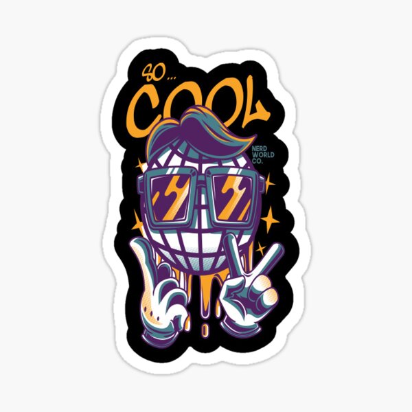 "So Cool Sticker" Sticker by D4v1dV | Redbubble