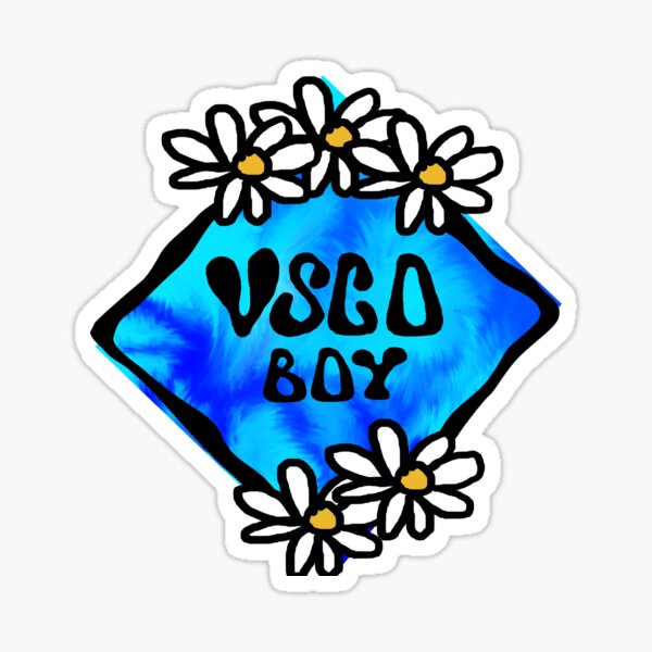 "VSCO Boy" Sticker for Sale by kestrada2906 | Redbubble