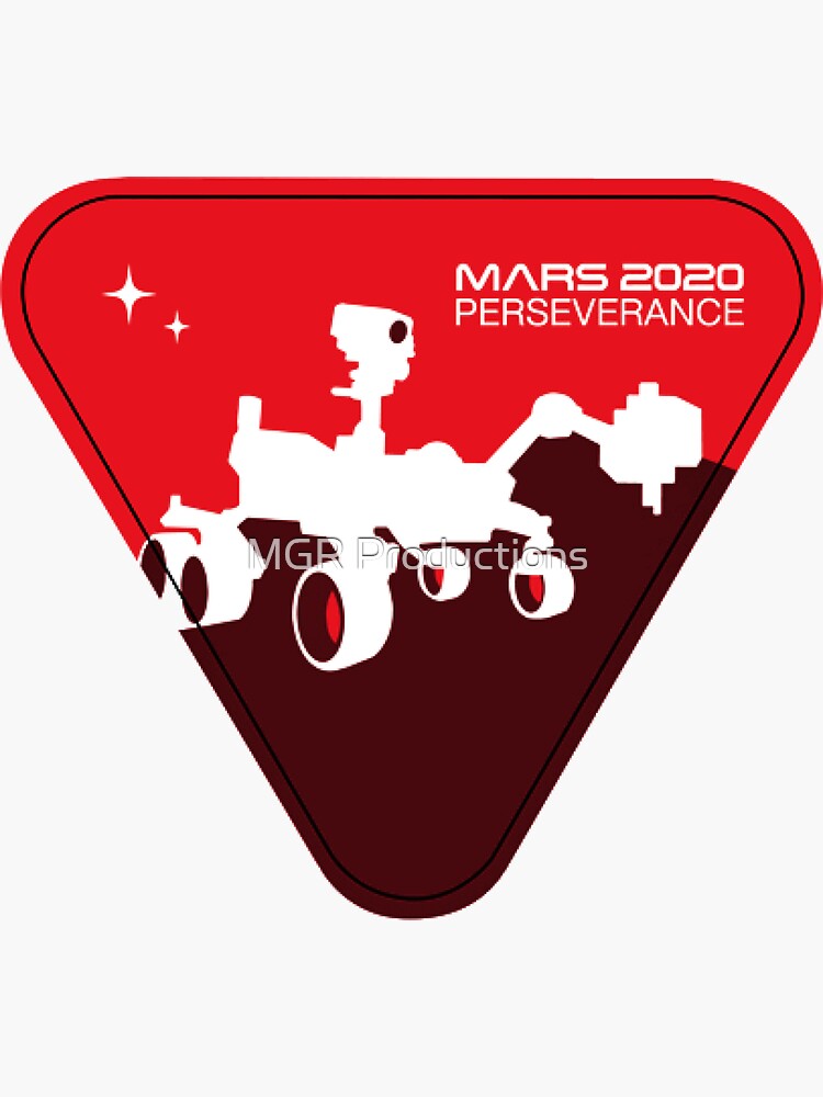 "The New Mars 2020 Perseverance Logo" Sticker for Sale by Quatrosales ...