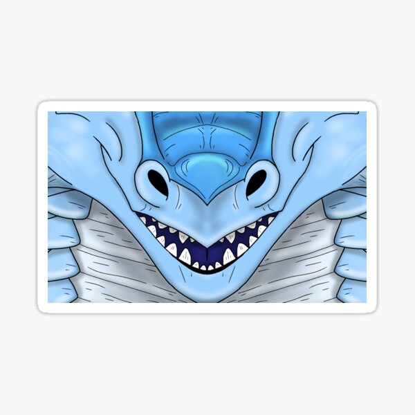 "IceWing Mask - Blue" Sticker by Vegasyote | Redbubble