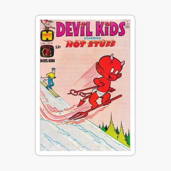 Hot Stuff The Little Devil Stickers | Redbubble